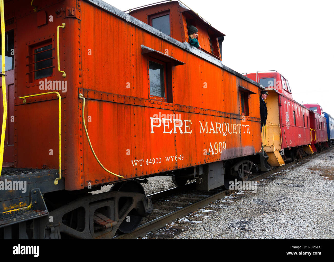 Pere marquette caboose hi-res stock photography and images - Alamy