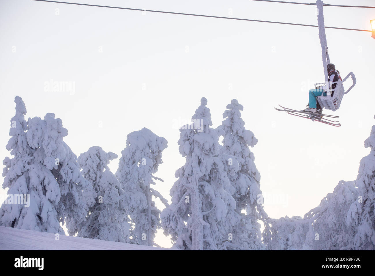 Lapland ski resort hi-res stock photography and images - Alamy