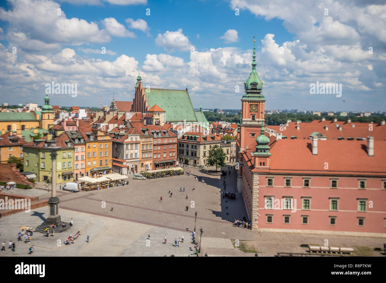 View of Warsaw Poland Stock Photo - Alamy