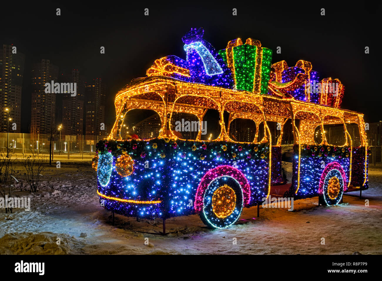 Bus decorations hi-res stock photography and images - Alamy