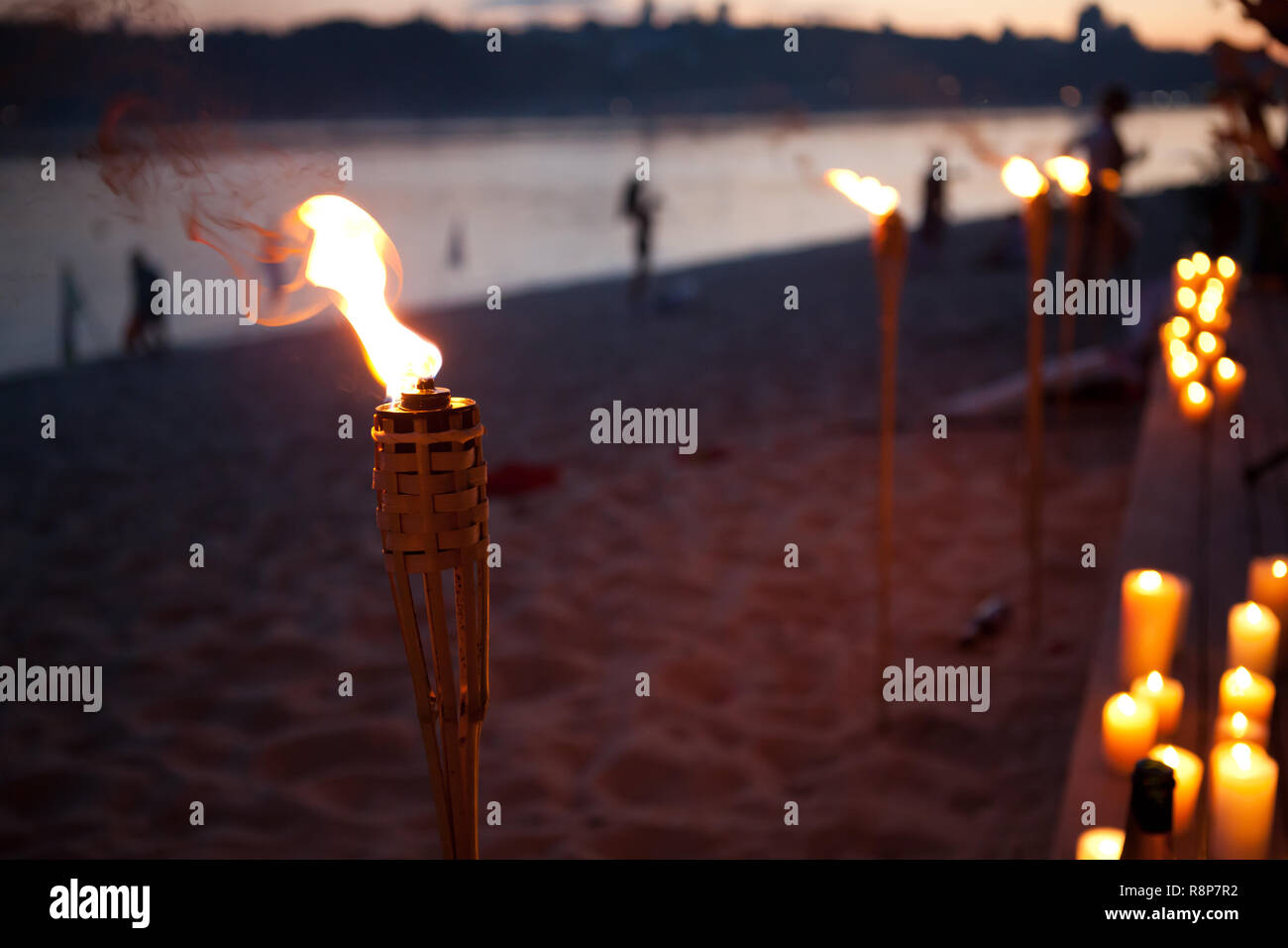 Tiki torches hawaii hi-res stock photography and images - Alamy