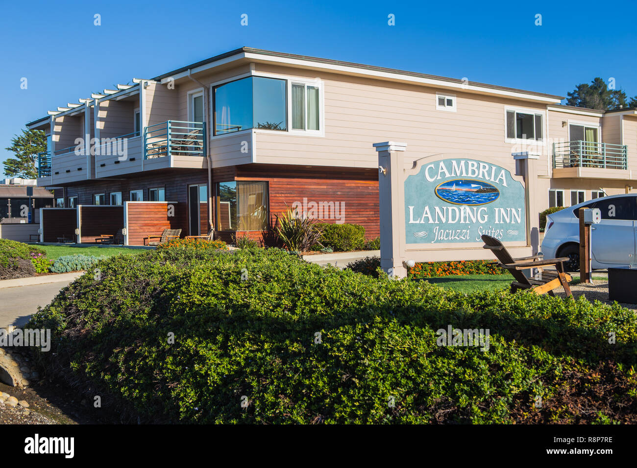 The outside of the Cambria Landing Inn and Suites Cambria, California ...