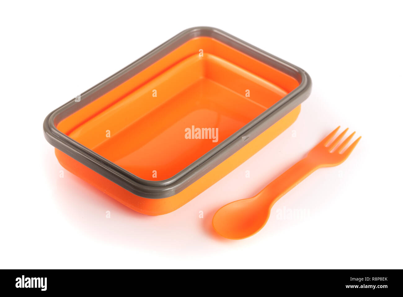 Empty lunch box fork Cut Out Stock Images & Pictures - Alamy