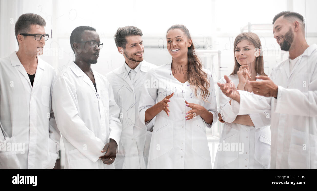 group of laboratory employees Stock Photo - Alamy