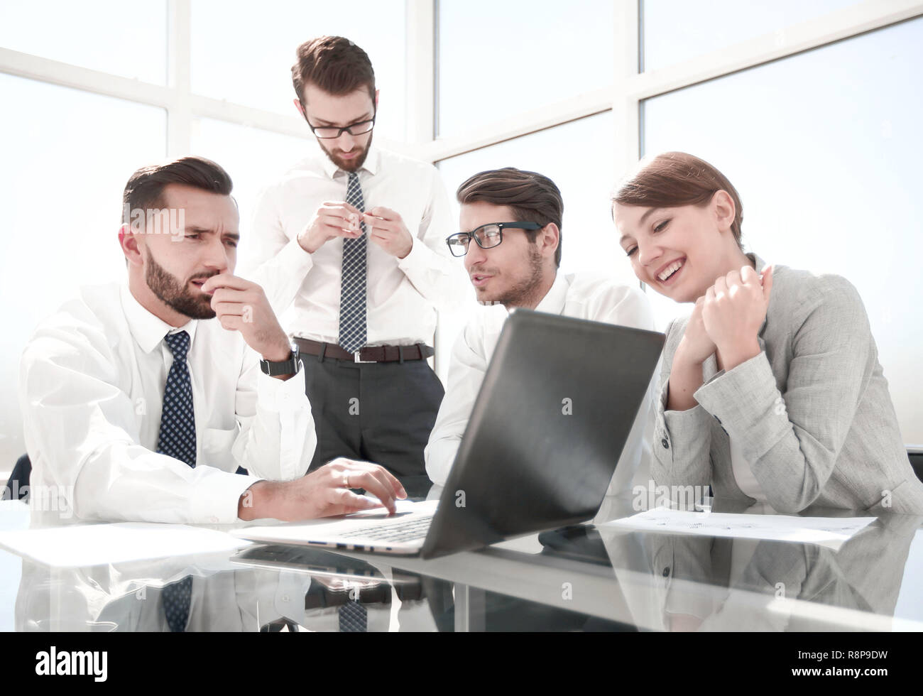 Group waiting for results hi-res stock photography and images - Alamy