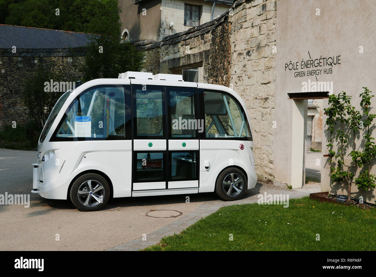 NAVYA shuttle autonomious and driverless, electric public transport ...