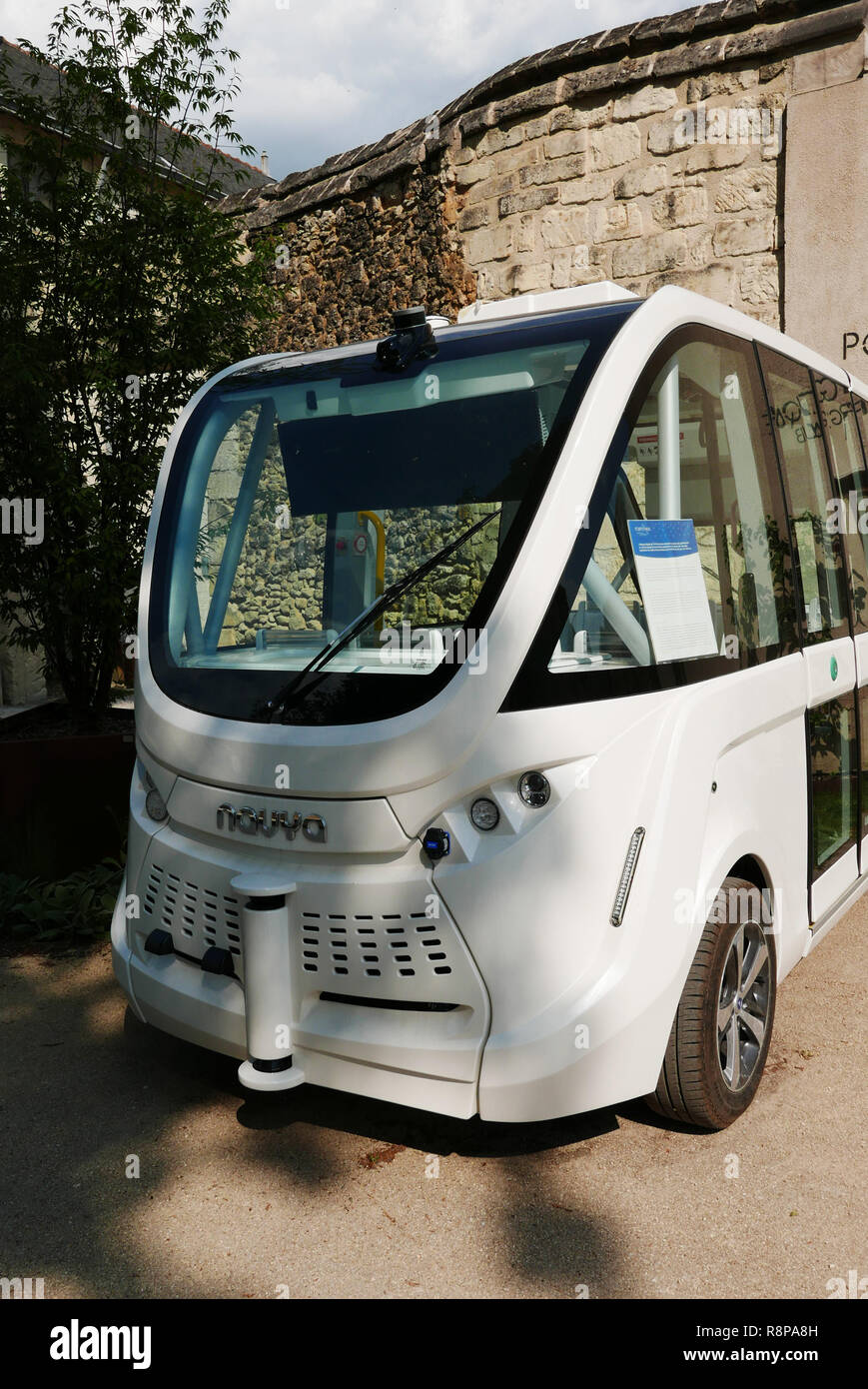 NAVYA shuttle autonomious and driverless, electric public transport ...