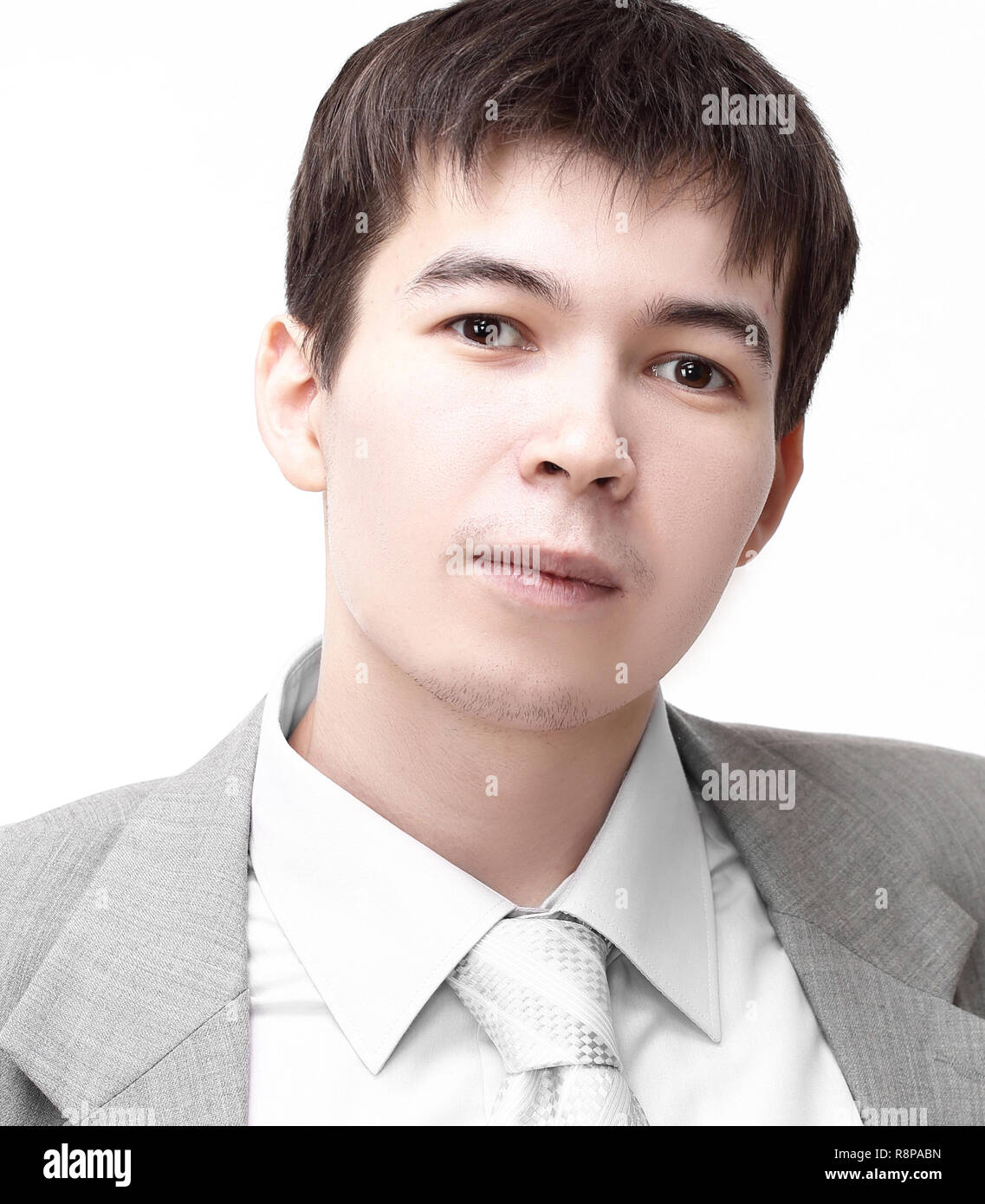 closeup.the face of the modern young man Stock Photo - Alamy