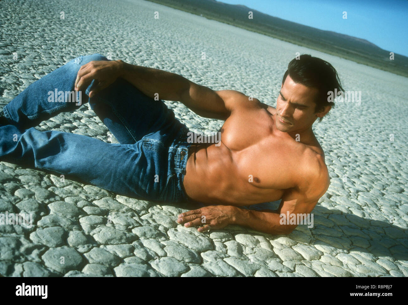 LOS ANGELES, CA - APRIL 24: (EXCLUSIVE) Model Mike Hockett poses at a ...