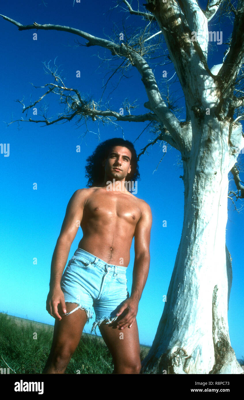 LOS ANGELES, CA - APRIL 25: (EXCLUSIVE) Model/actor Michael Angelo ...