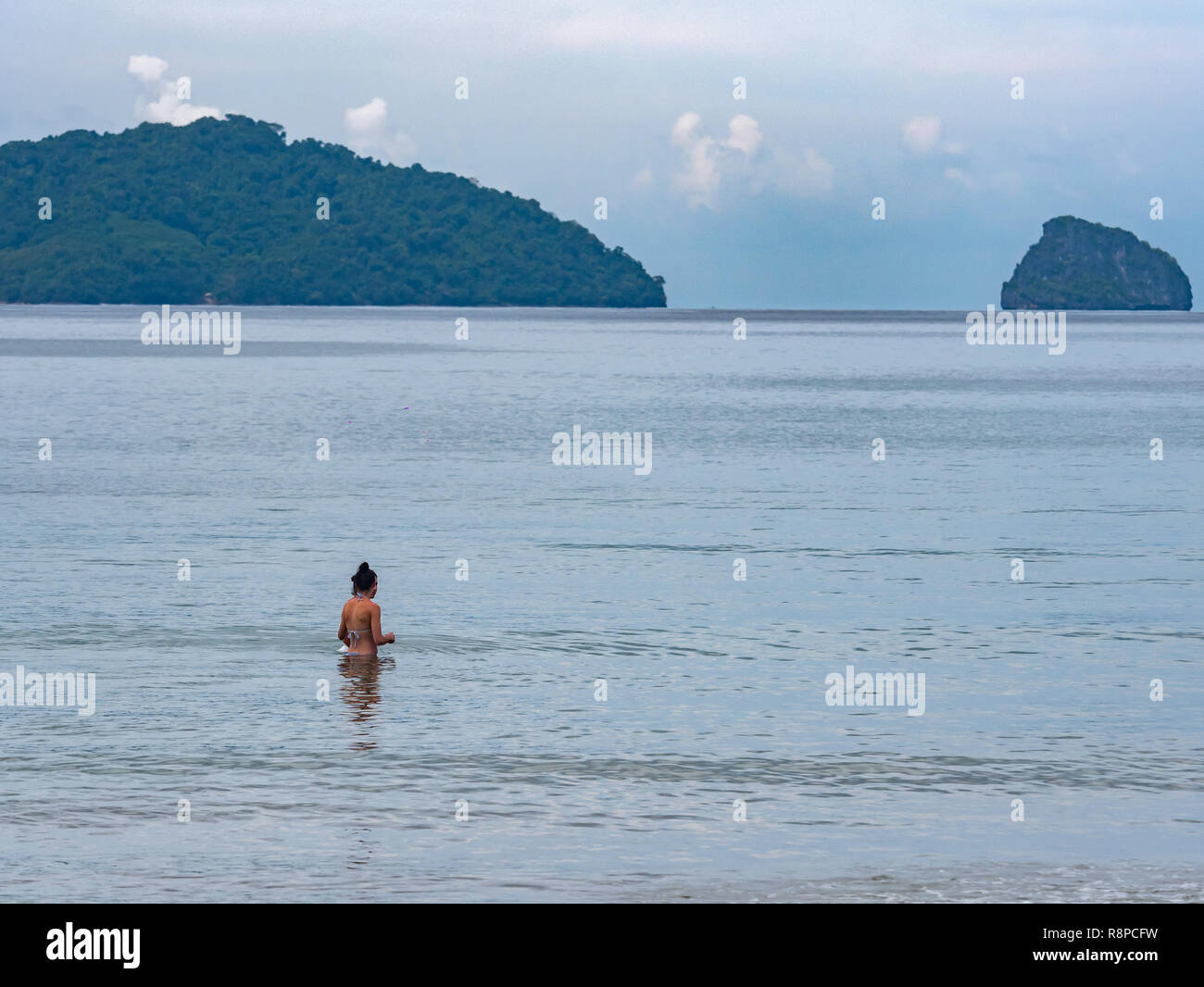 People enjoy vacation at Lio Beach in El Nido, Palawan,Philippines ...