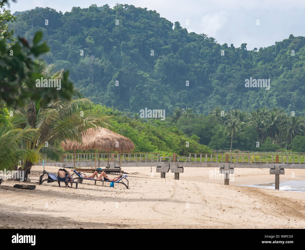 People enjoy vacation at Lio Beach in El Nido, Palawan,Philippines ...
