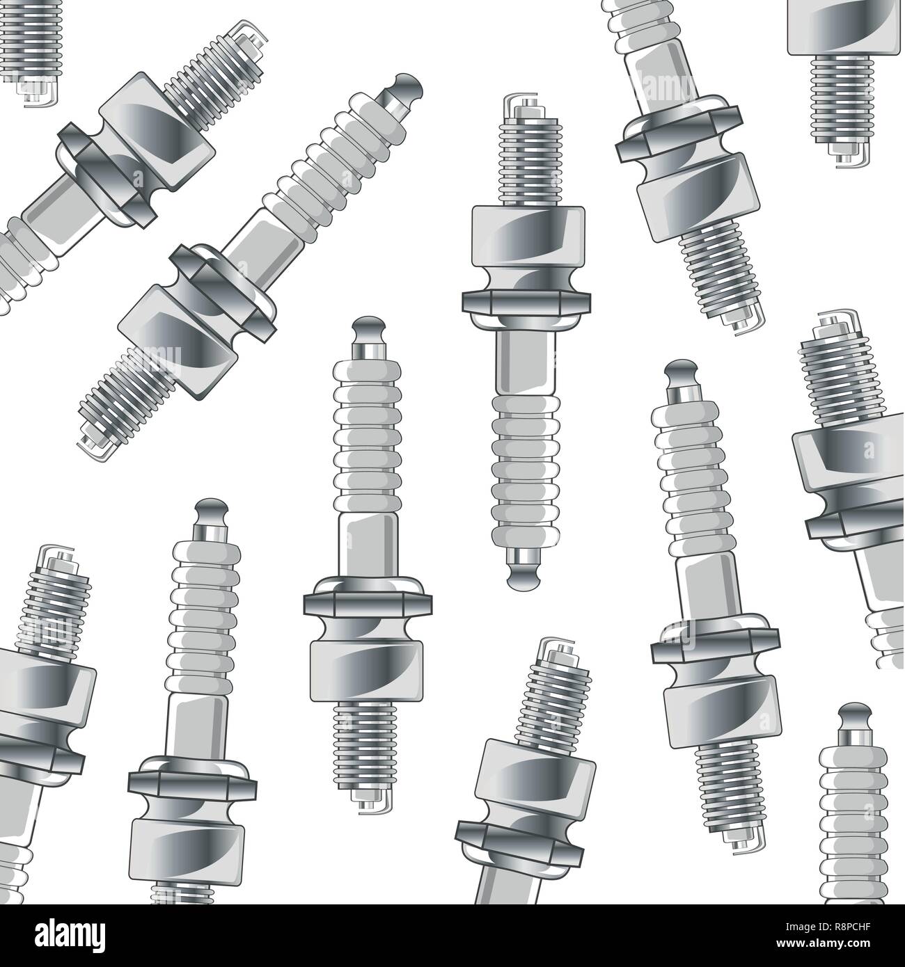 Chrome plug Stock Vector Images - Alamy