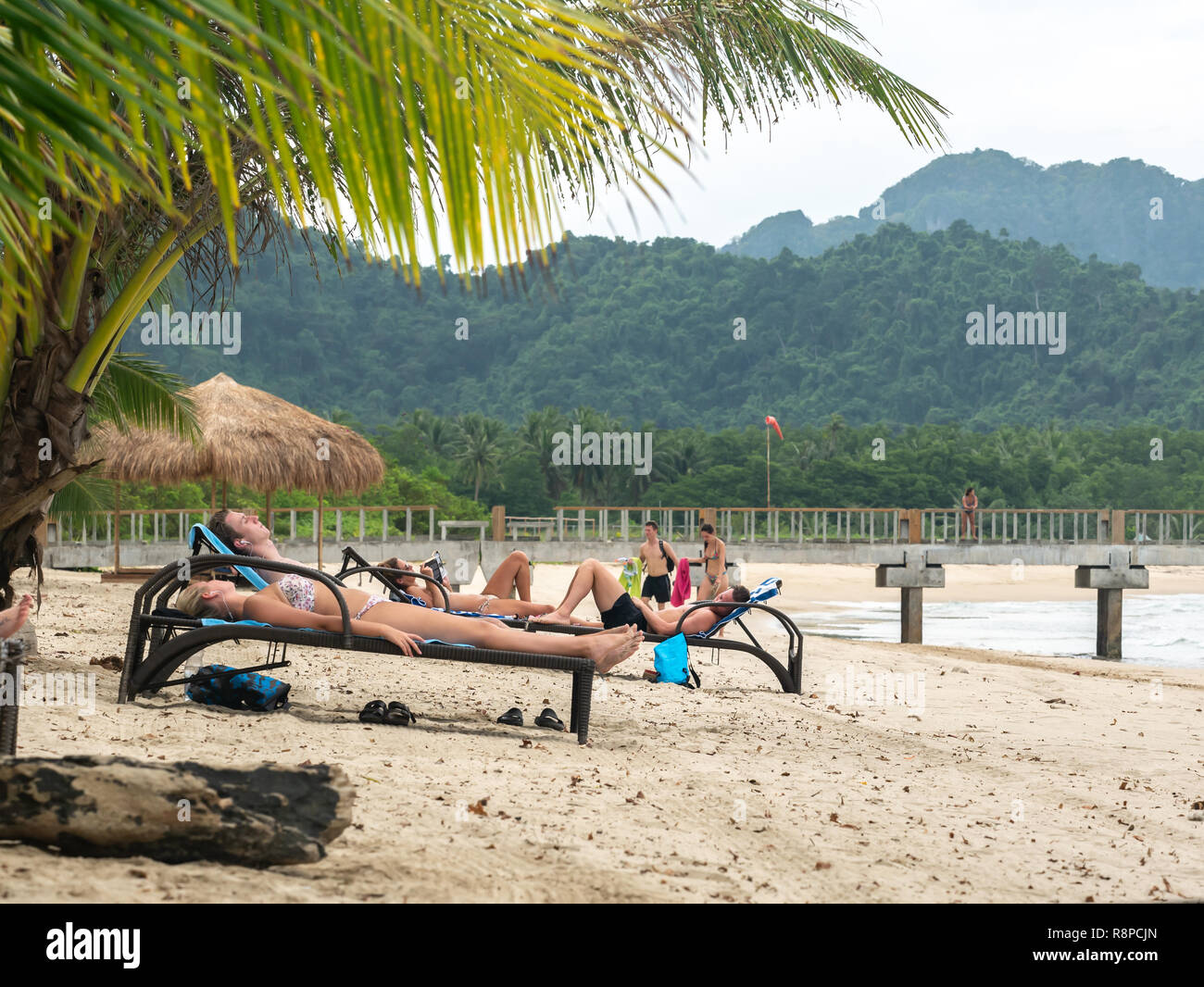 Nov 19,2018 People who take a vacation on the Lio beach in El Nido ...