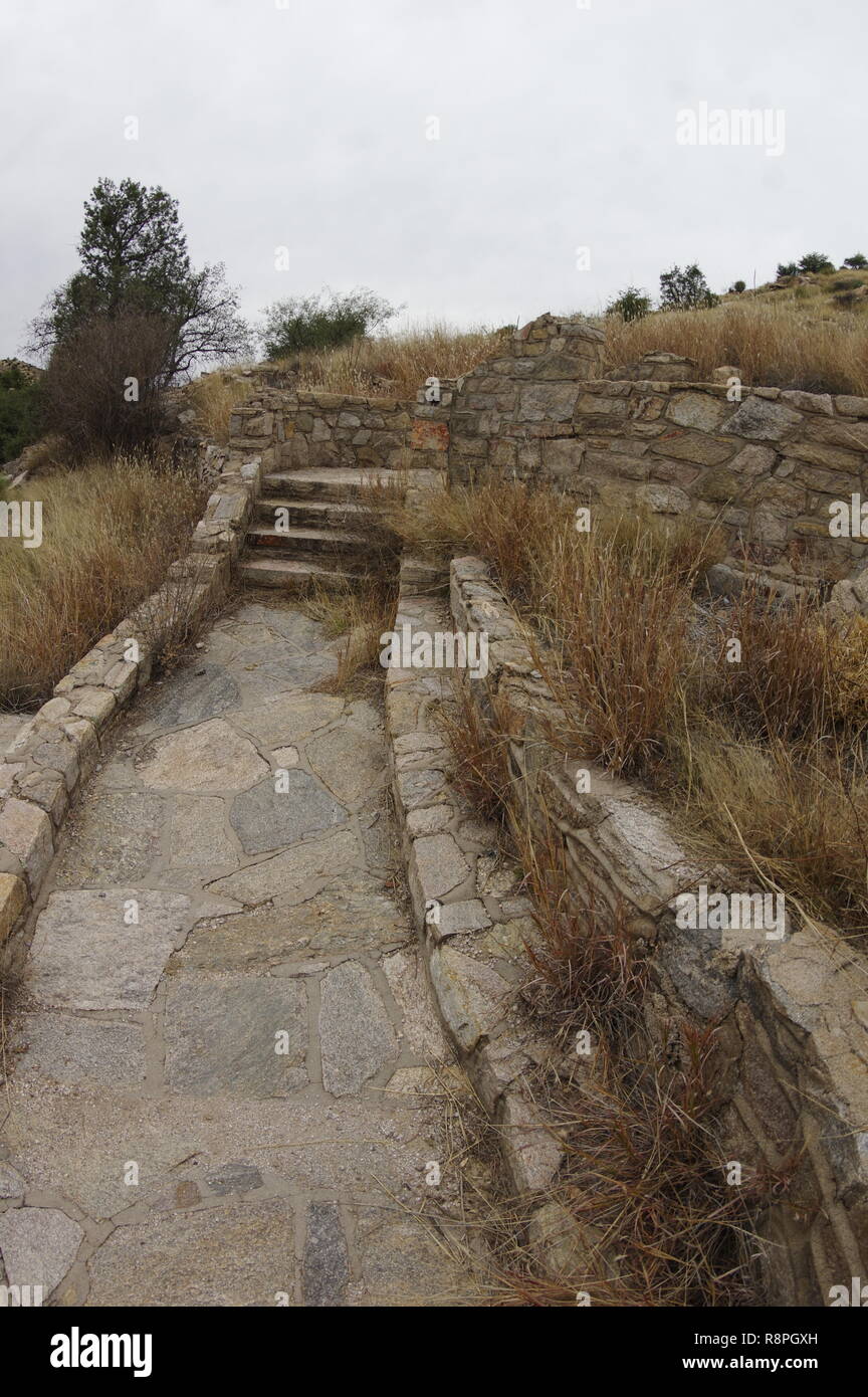 Tucson History, A site of the past, The ruins of the Tucson Federal ...