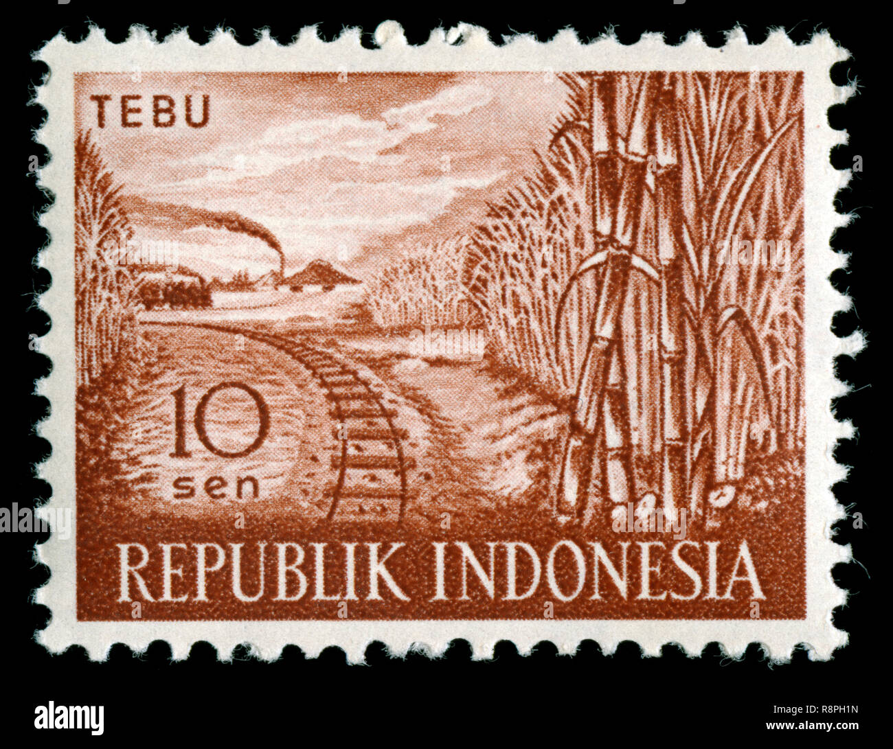 Postage stamp from Indonesia in the Agricultural Products series issued ...