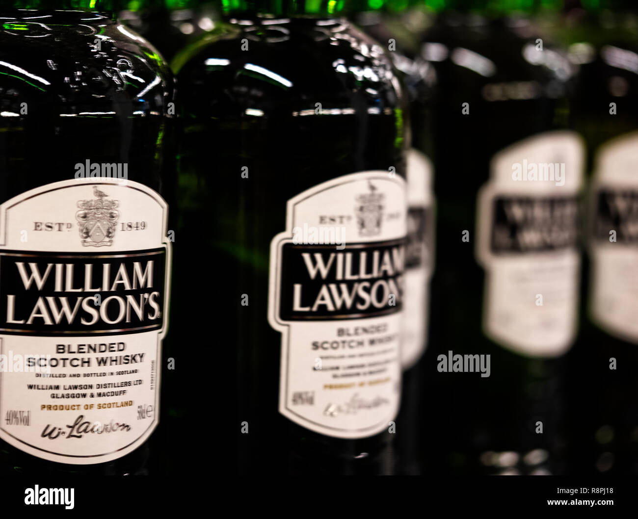 William Lawson’s whisky in the store Stock Photo - Alamy
