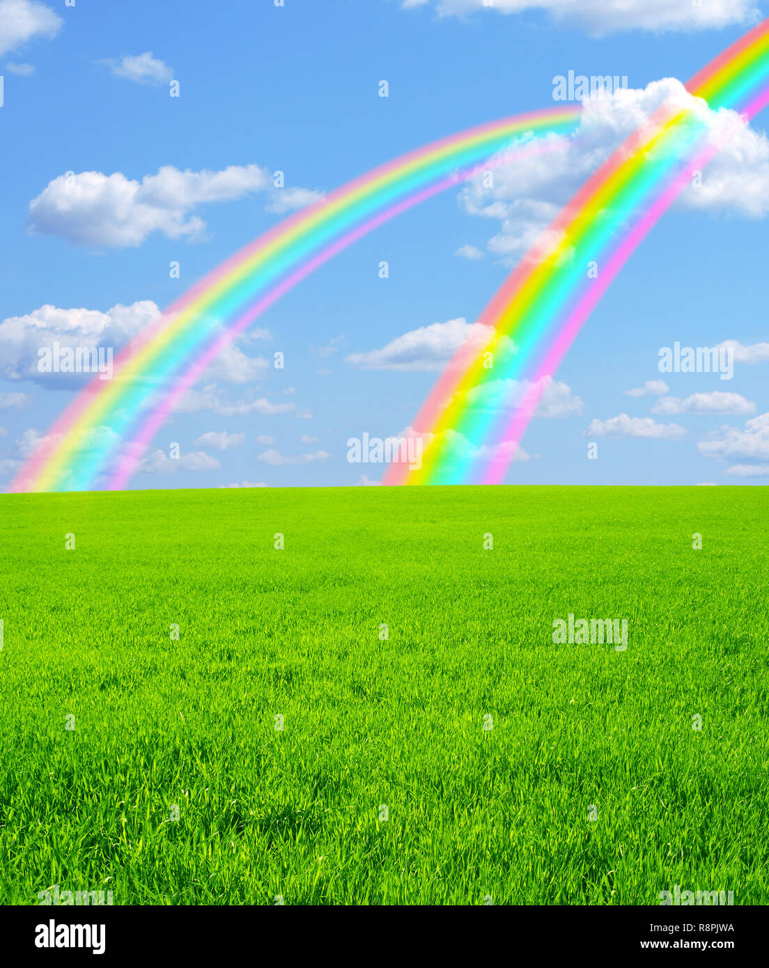 Bright rainbows hi-res stock photography and images - Alamy