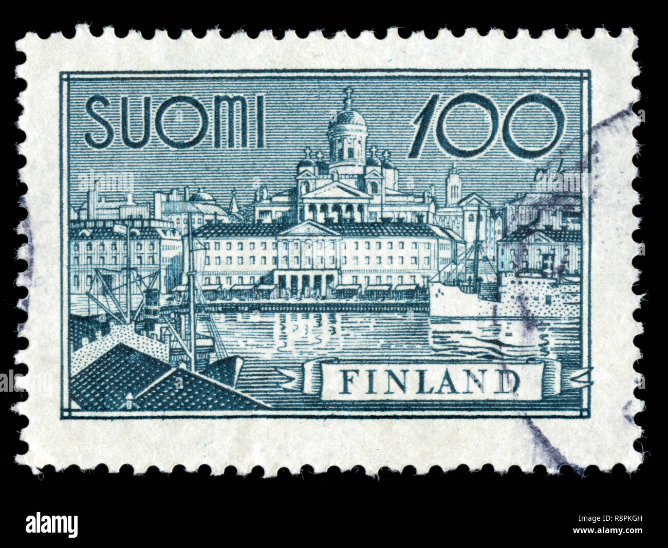 Postage stamp from Finland in the Helsinki- Harbour series issued in ...