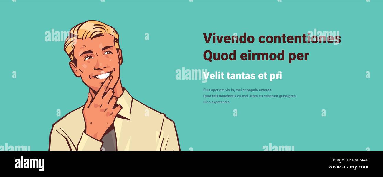 Think pin male Stock Vector Images - Alamy