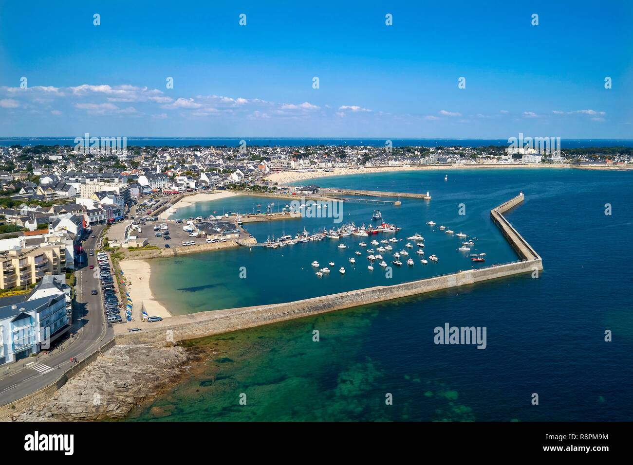 France, Morbihan, Presqu'ile de Quiberon (Quiberon peninsula), Quiberon ...
