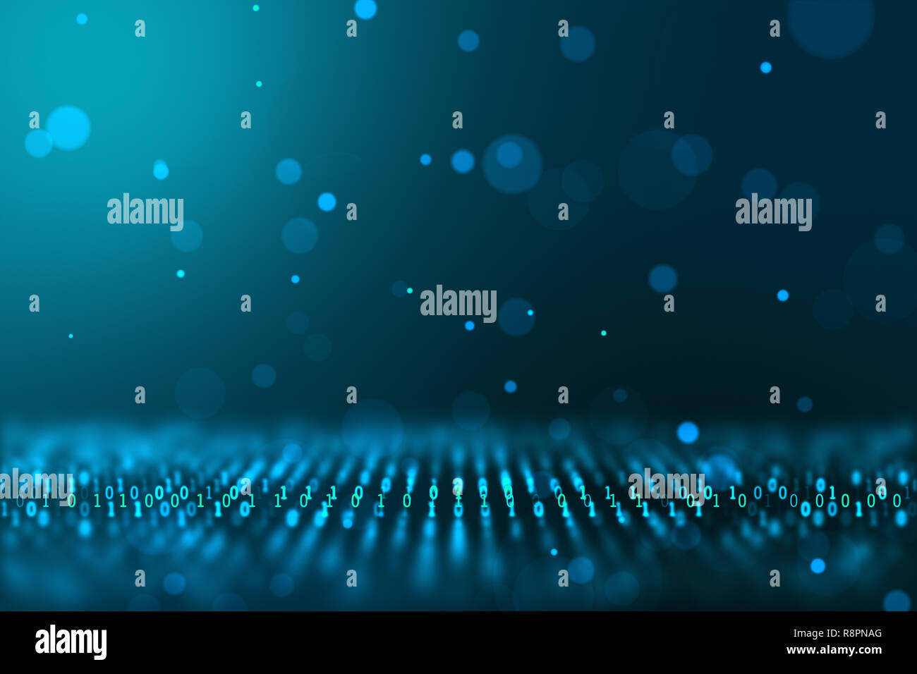 Digital information technology binary world concept computer generated background Stock Photo ...