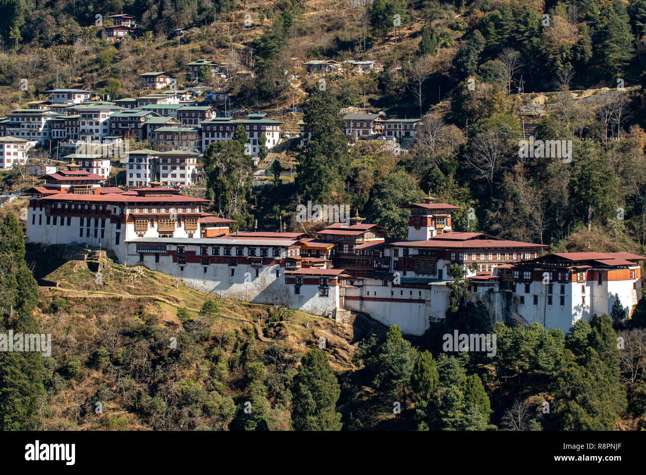 Trongsa fortress hi-res stock photography and images - Alamy