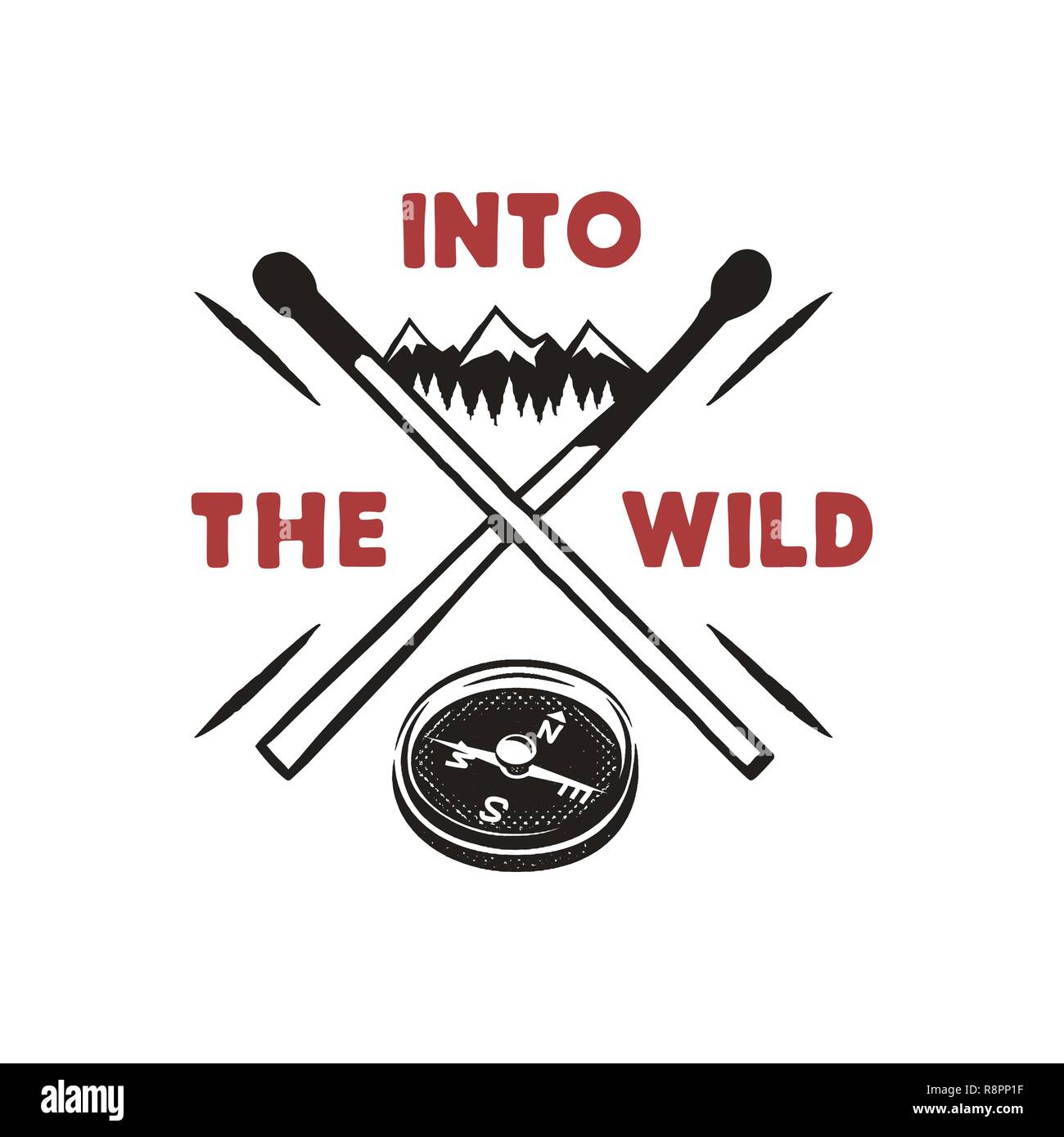 Wilderness symbols Stock Vector Images - Alamy