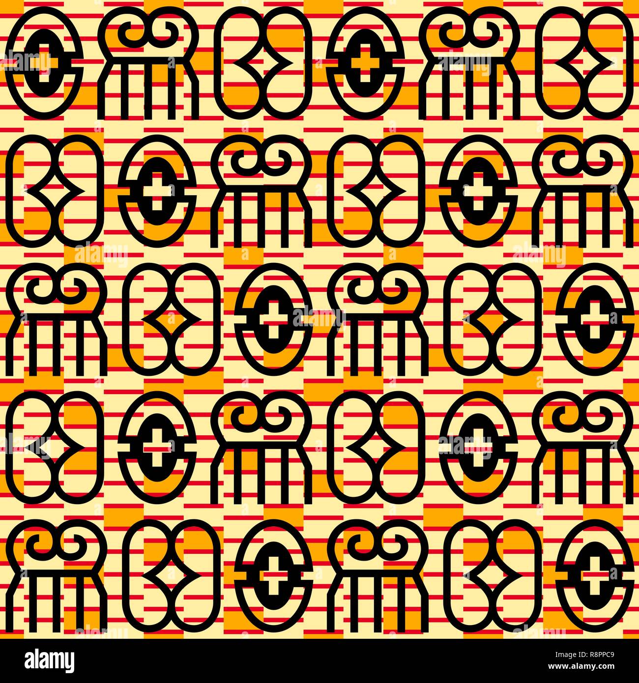 Motif adinkra adinkra hi-res stock photography and images - Alamy
