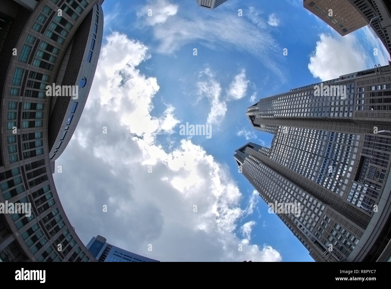 Tokyo circular architecture Stock Photo - Alamy