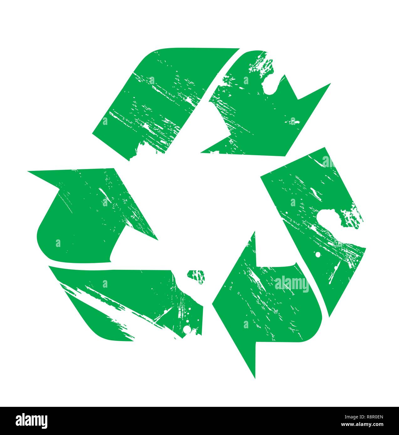 Vector recycle sign illustration Stock Vector Image & Art - Alamy