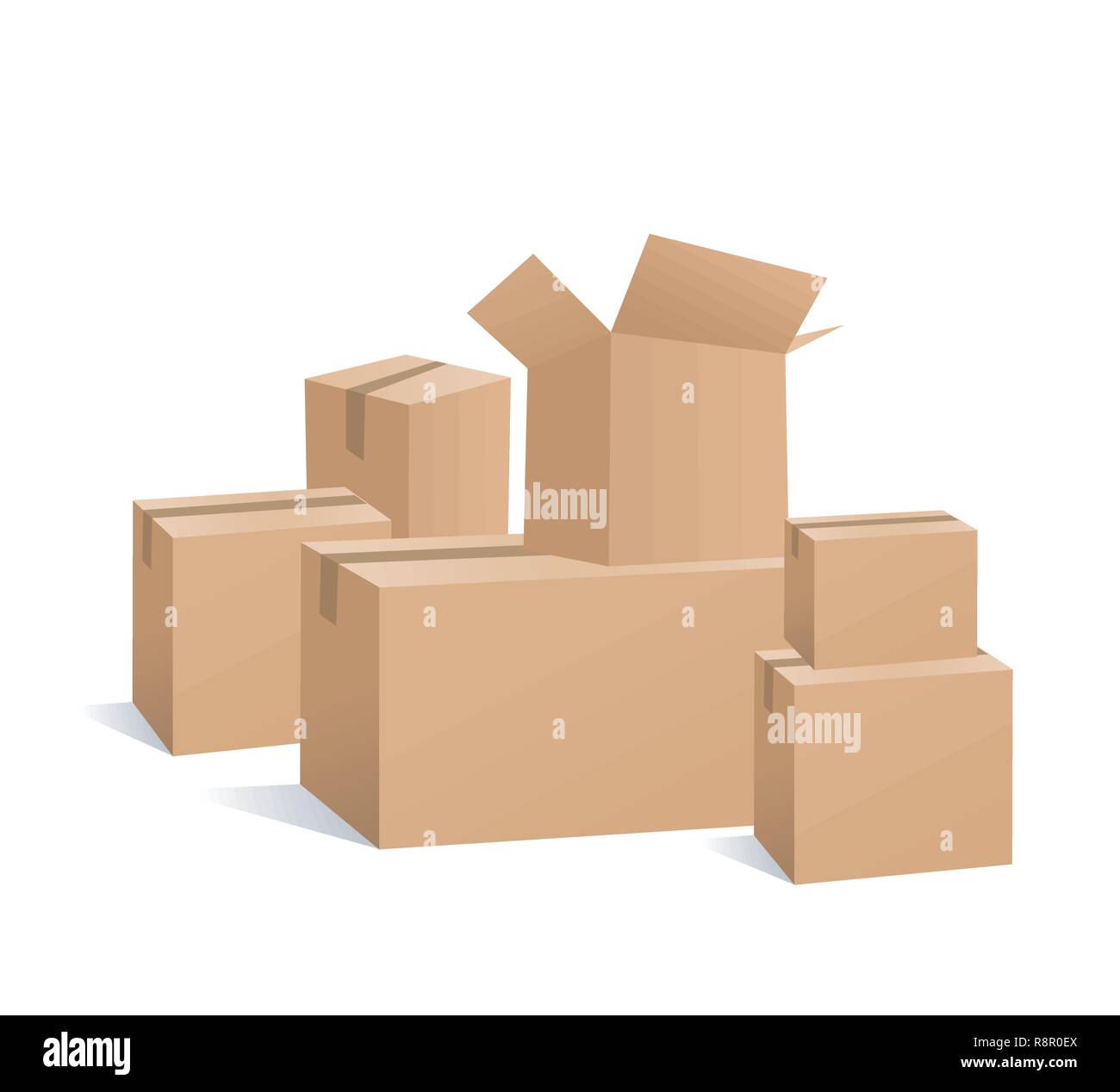 box set vector illustration Stock Vector Image & Art - Alamy