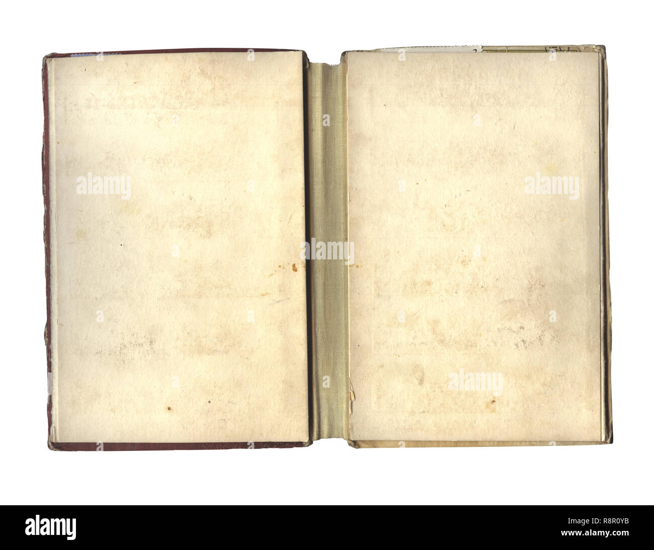 Old book. Object isolated over white Stock Photo - Alamy
