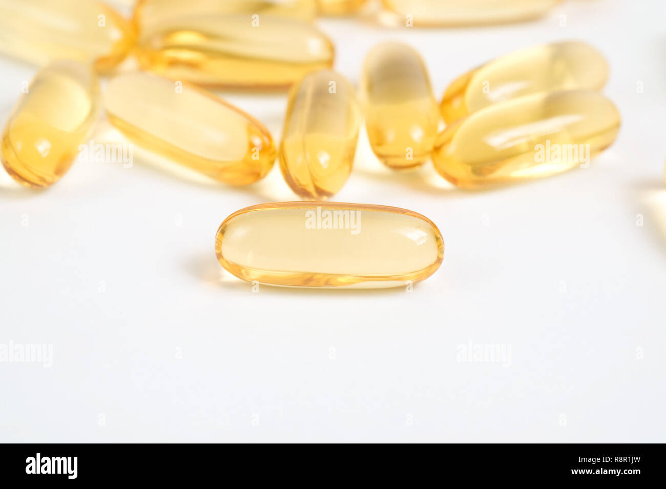Fish oil omega 3 capsules Stock Photo - Alamy