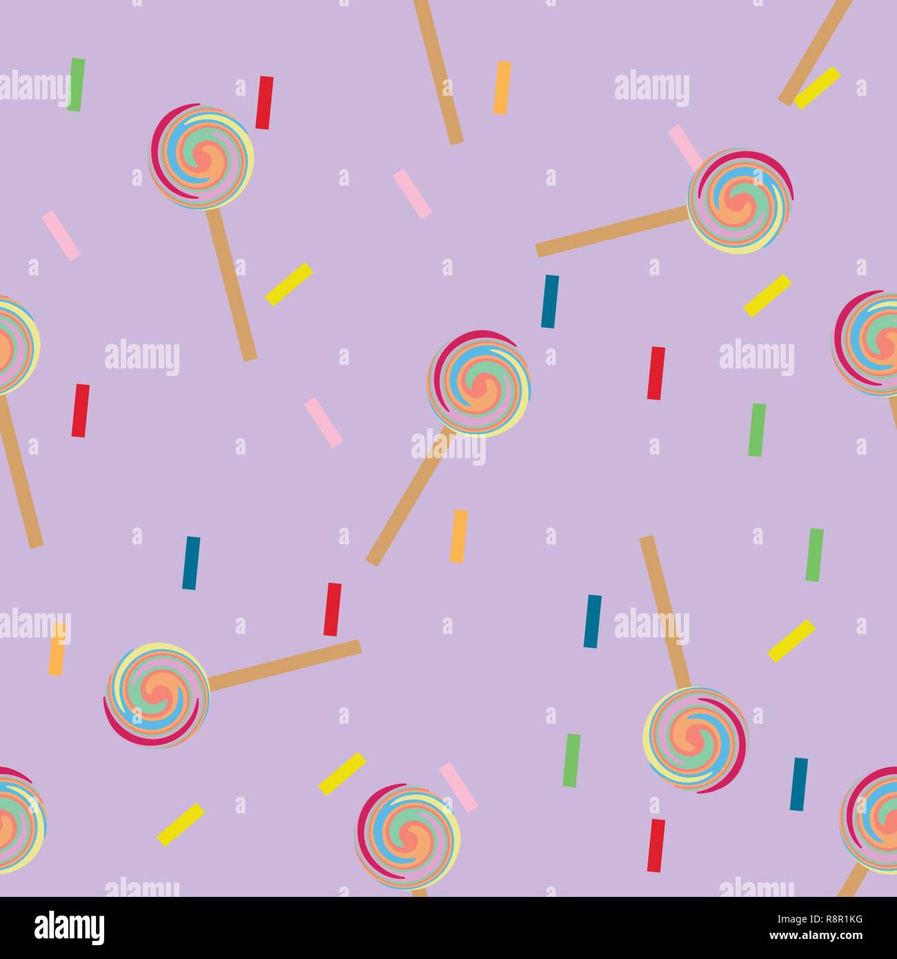 Wrapped lollipops Stock Vector Images - Alamy
