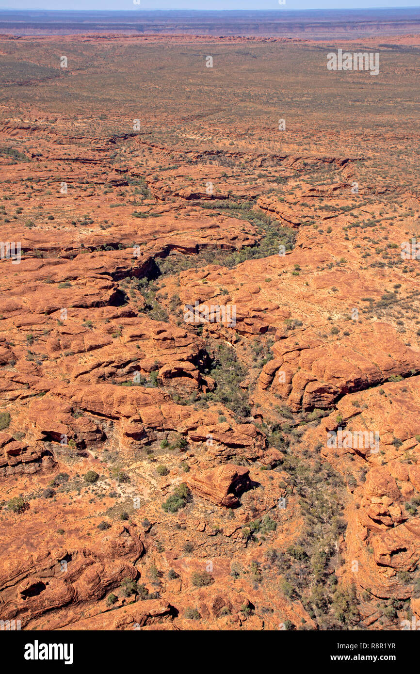 Aerial view of Kings Creek just above Kings Canyon Stock Photo - Alamy