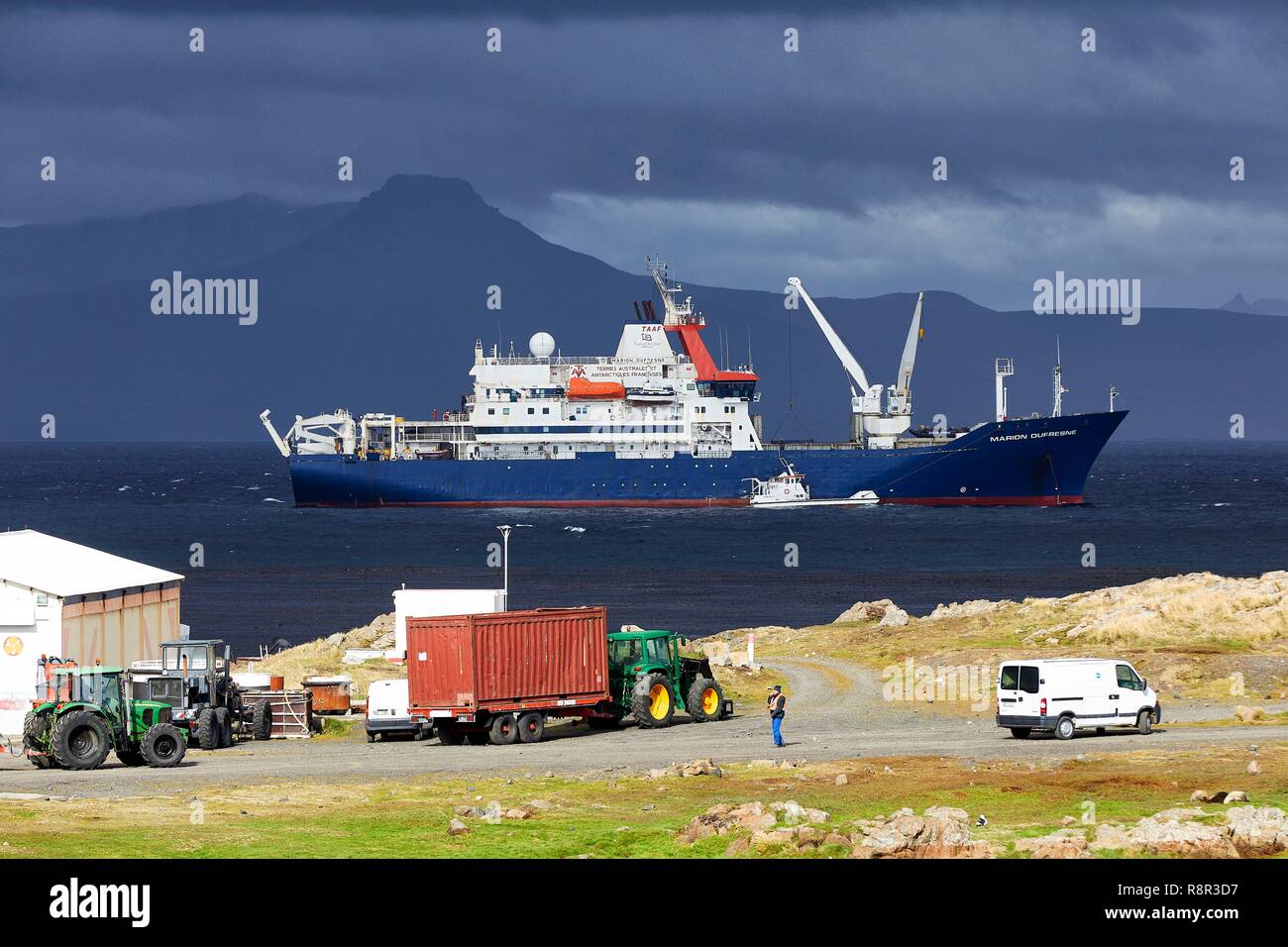 France, French Southern and Antarctic Lands, Kerguelen Islands, Port ...
