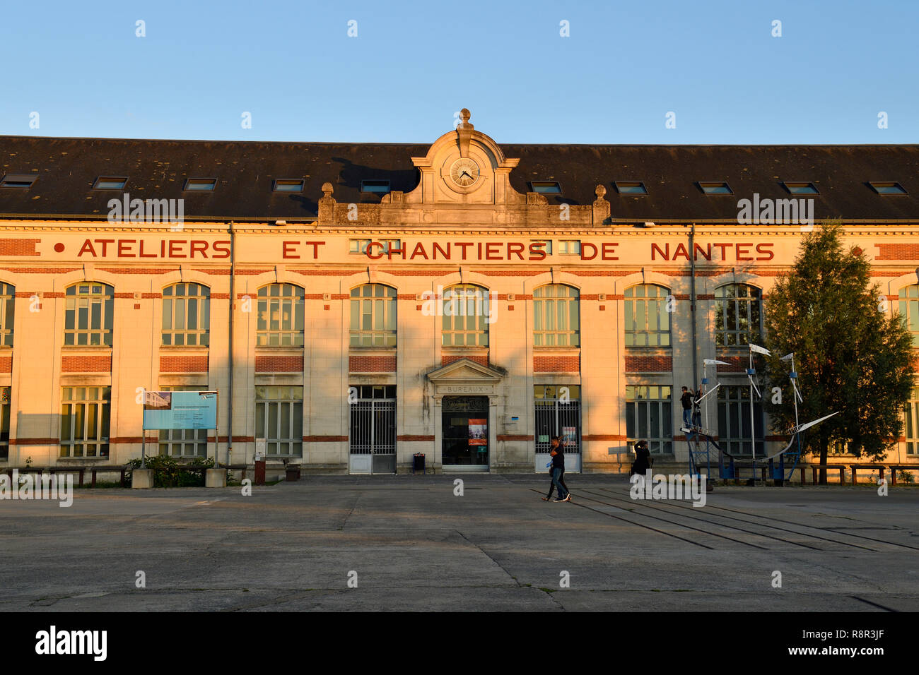 France, Loire Atlantique, Nantes, Isle of Nantes, former shipyards ...