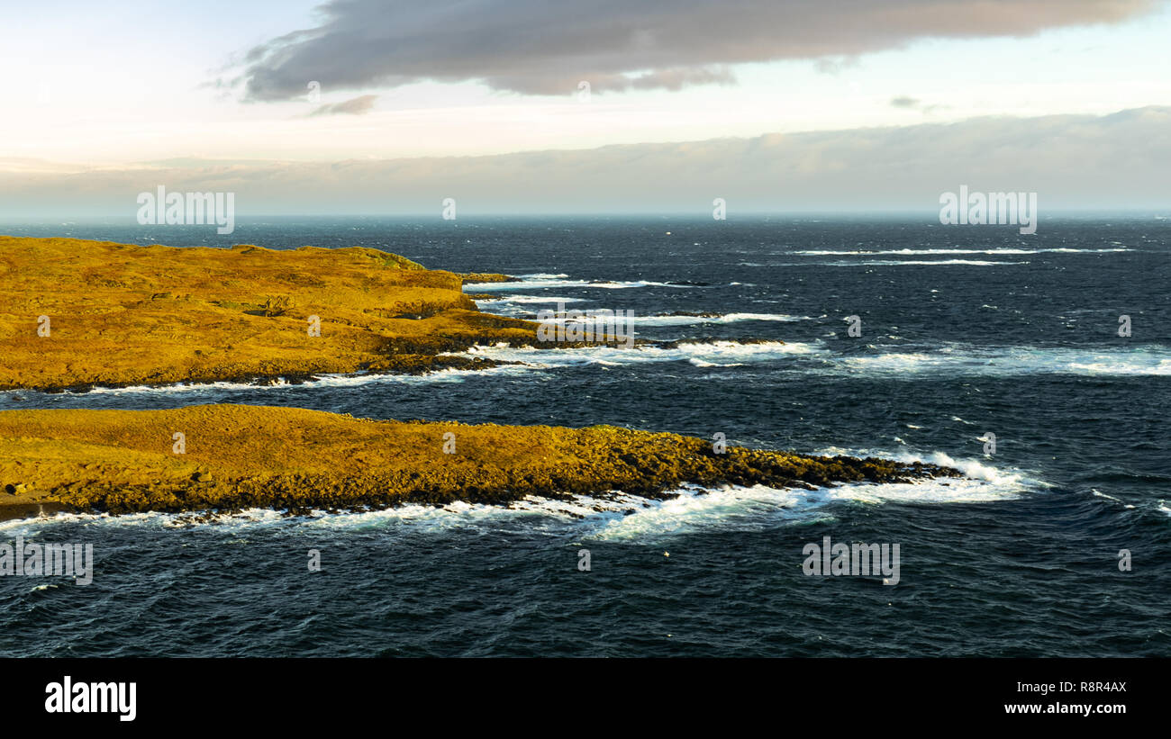 Iceland – Rugged Shore Line Stock Photo - Alamy