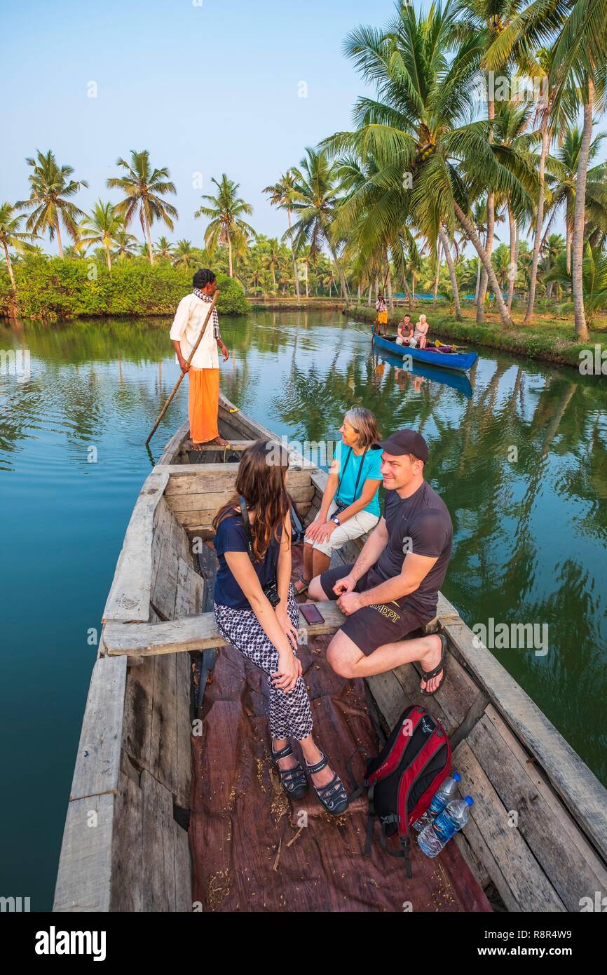 India, state of Kerala, Kollam district, Munroe island or Munroturuttu ...