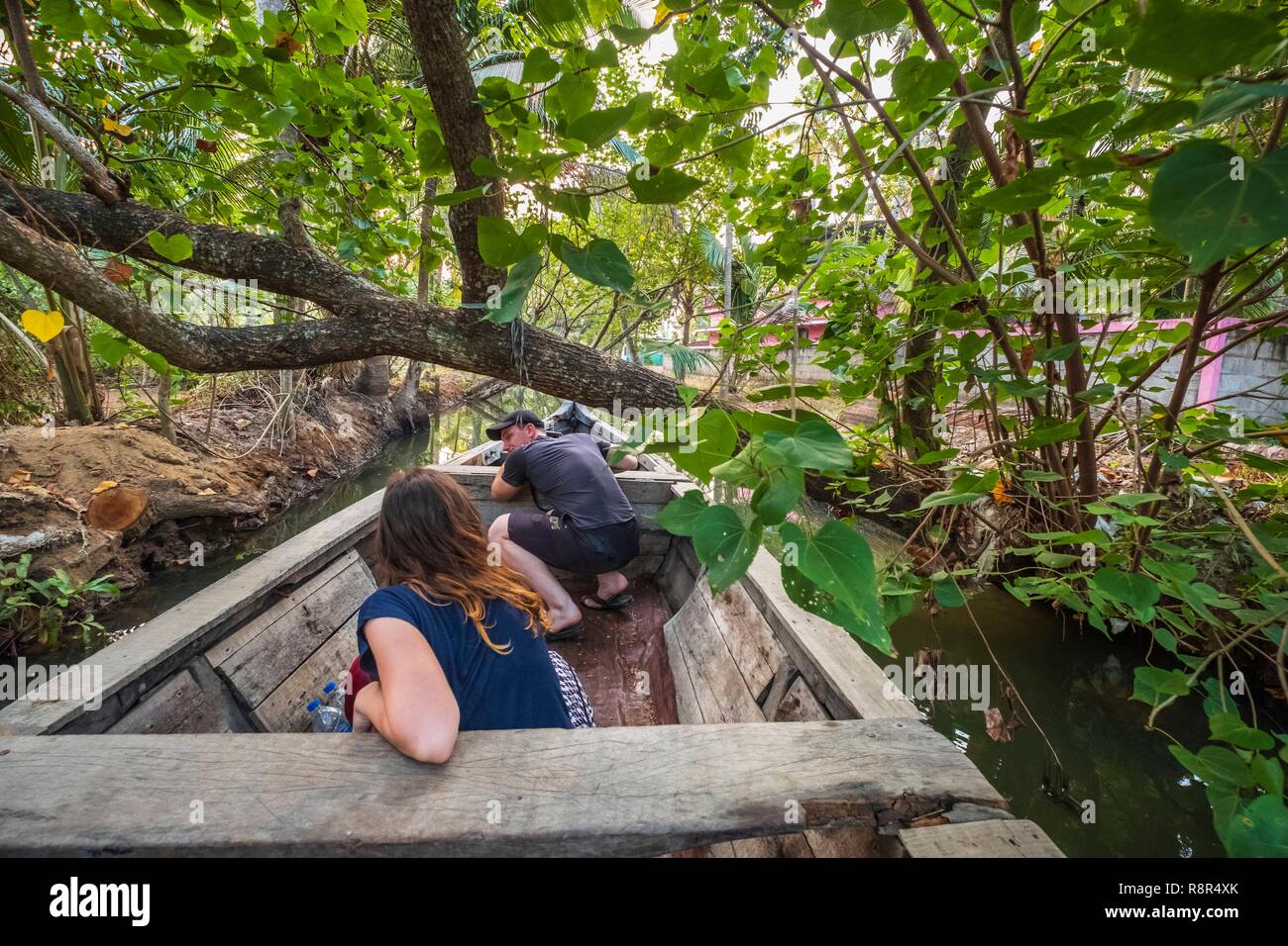 India, state of Kerala, Kollam district, Munroe island or Munroturuttu ...