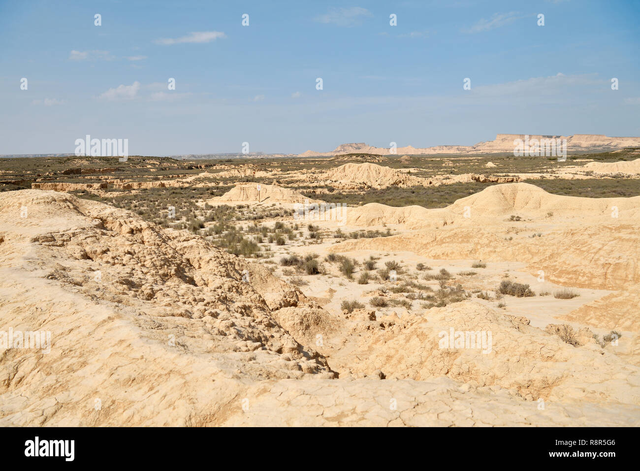 Spain, Navarra, Arguedas, desert of bardenas reales, Natural Park ...