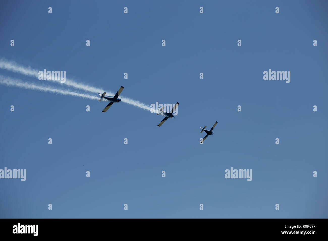 Aerobatics in an air show Stock Photo - Alamy