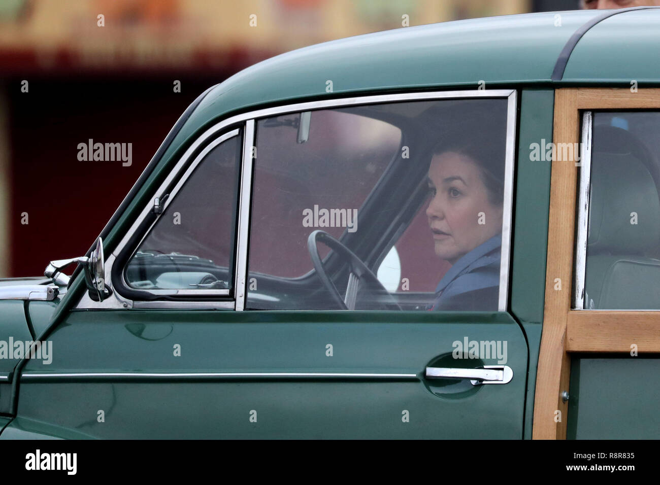 Patti Clare (Mary Taylor) and David Neilson (Roy Cropper) filming ...