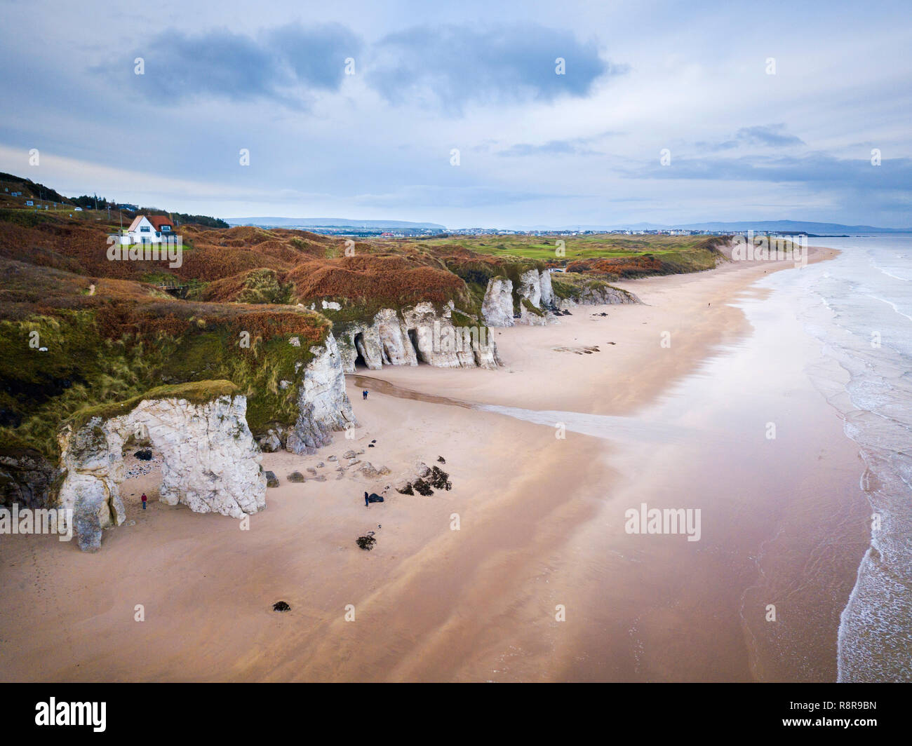 Aerial Of Portrush High Resolution Stock Photography and Images - Alamy