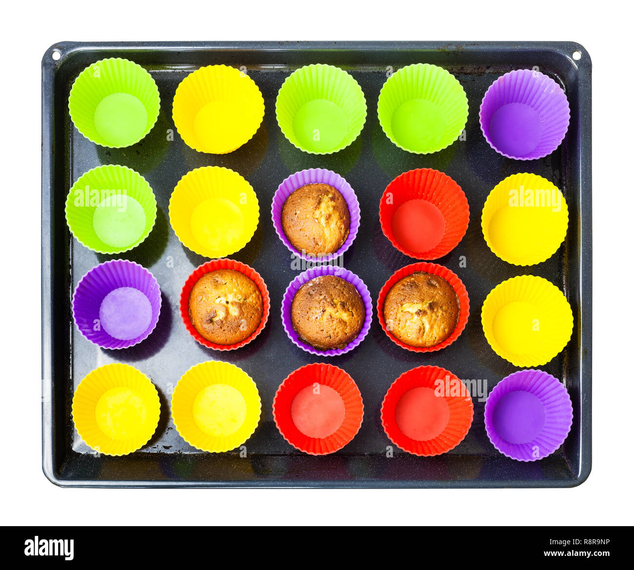 Cupcakes top view Cut Out Stock Images & Pictures - Alamy