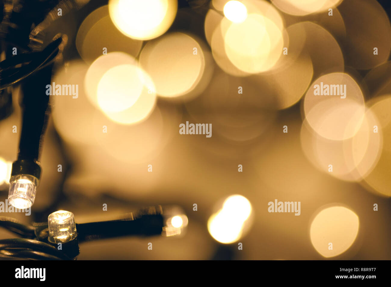 Close up electric garland lights hi-res stock photography and images ...