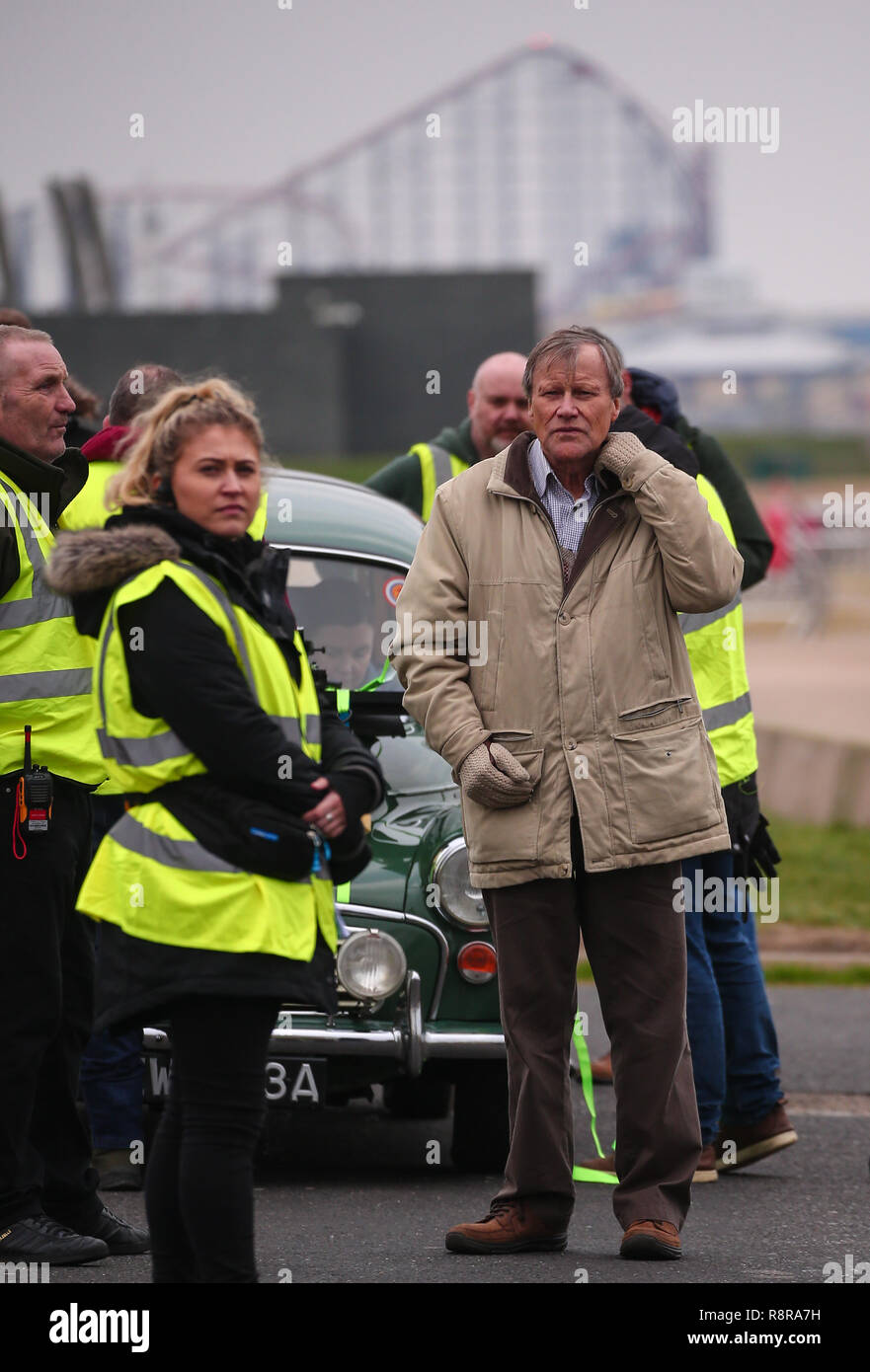 Patti Clare (Mary Taylor) and David Neilson (Roy Cropper) filming ...