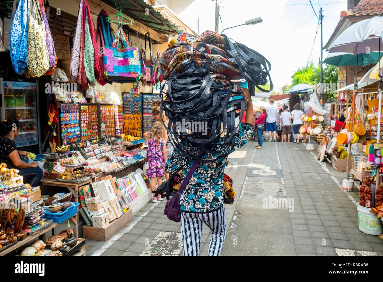 Indonesia, Bali, Center, Ubud, the market Stock Photo - Alamy