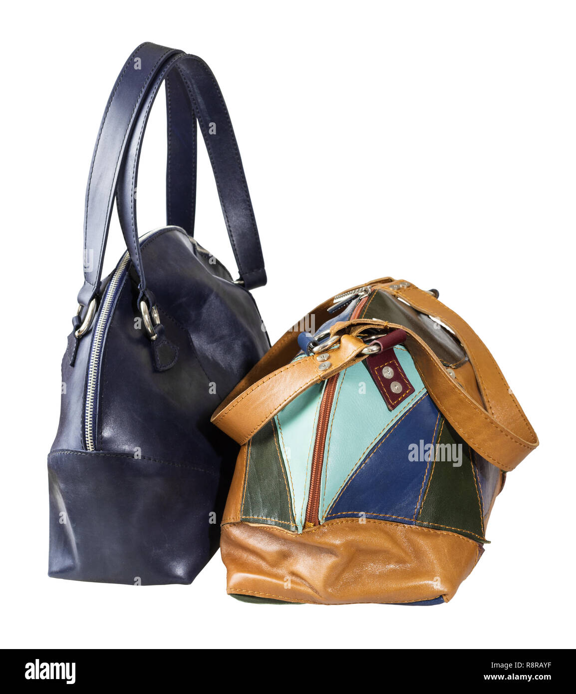 Multi colored handbags isolated on hi-res stock photography and images ...